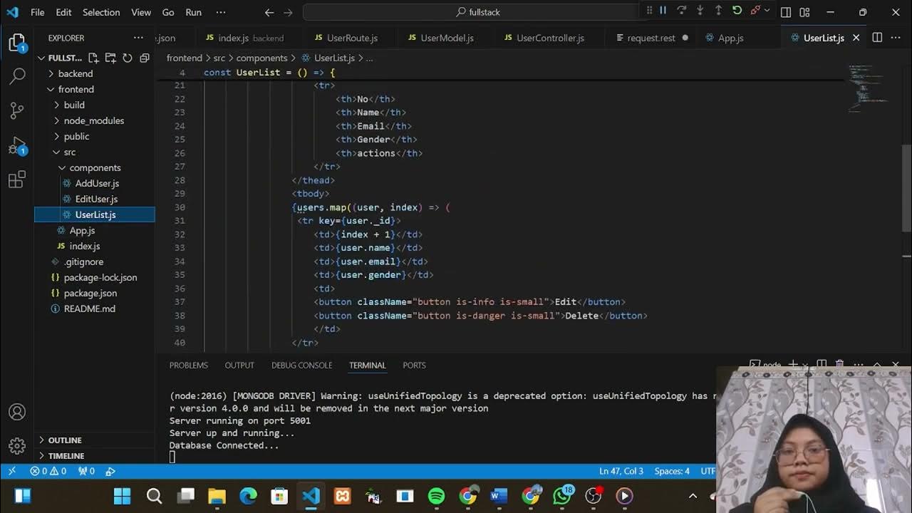 Tugas Workshop Aplikasi Berbasis Web Membuat CRUD - YouTube