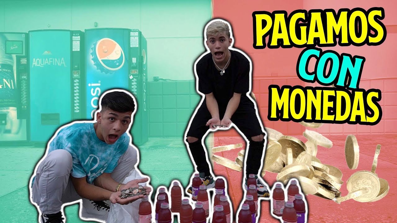 24 HORAS PAGANDO CON MONEDAS!!! *1000 monedas* - YouTube