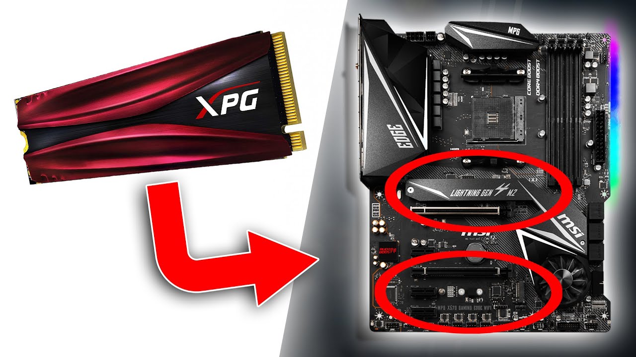 M2 Festplatte Anschluss und Einbau | PC selber bauen für ANFÄNGER #5 ...