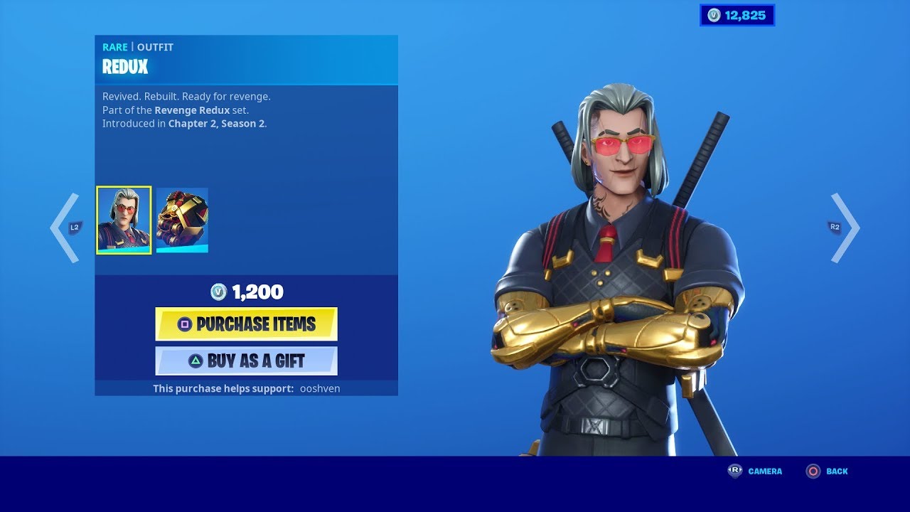 REDUX SKIN *NEW* FORTNITE ITEM SHOP UPDATE LIVE April 6 2020 (fortnite ...