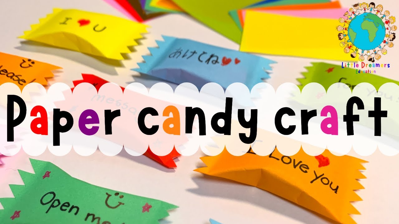 Paper Candy Craft | Paper Craft | 4k - YouTube