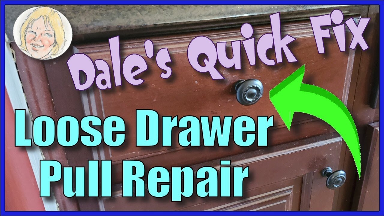 Quick Fix Loose Drawer & Cabinet Pull - YouTube