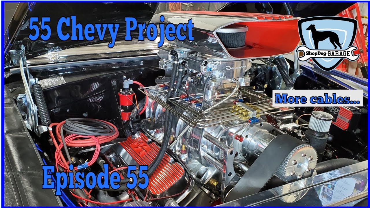 The 55 Chevy project part 55: Just a little more cabling! - YouTube