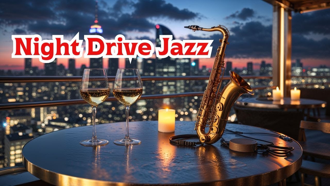 Night Drive Jazz | Smooth Saxophone Piano Playlist for Late Night ...