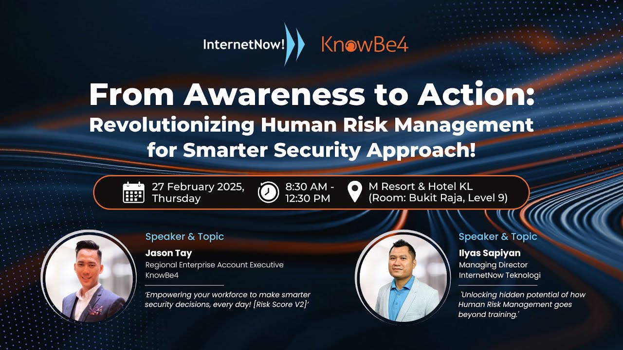 Revolutionizing Human Risk Management for Smarter Security Approach | KnowBe4 HRM+ - YouTube
