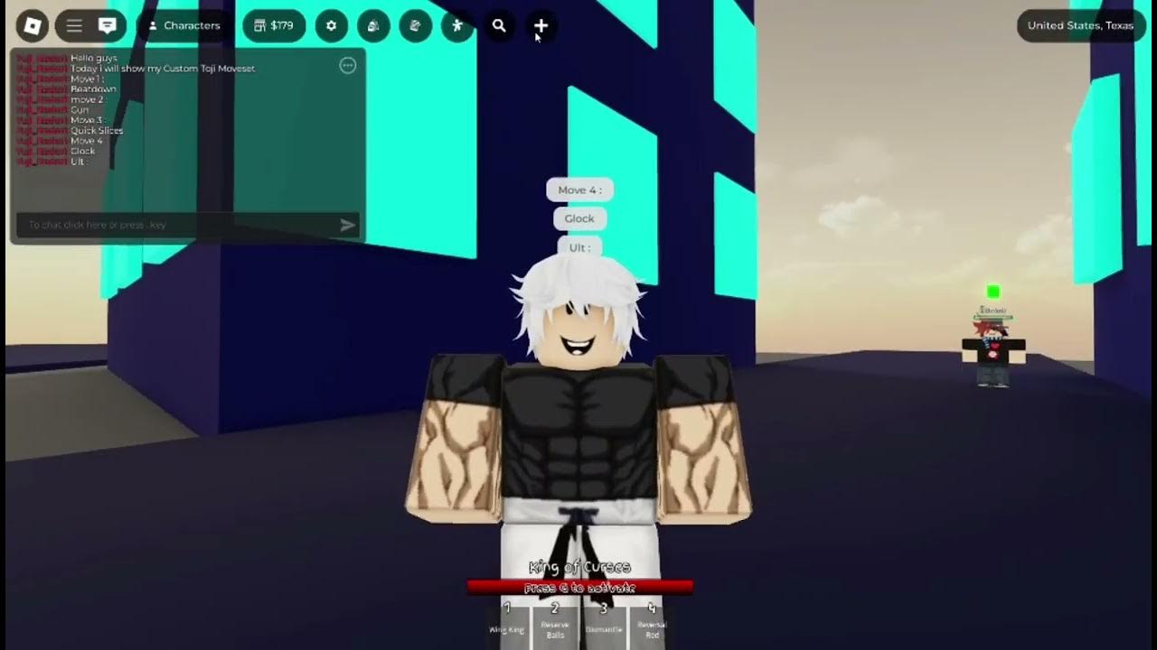 Custom Toji Moveset (roblox jujutsu shenanigans) - YouTube