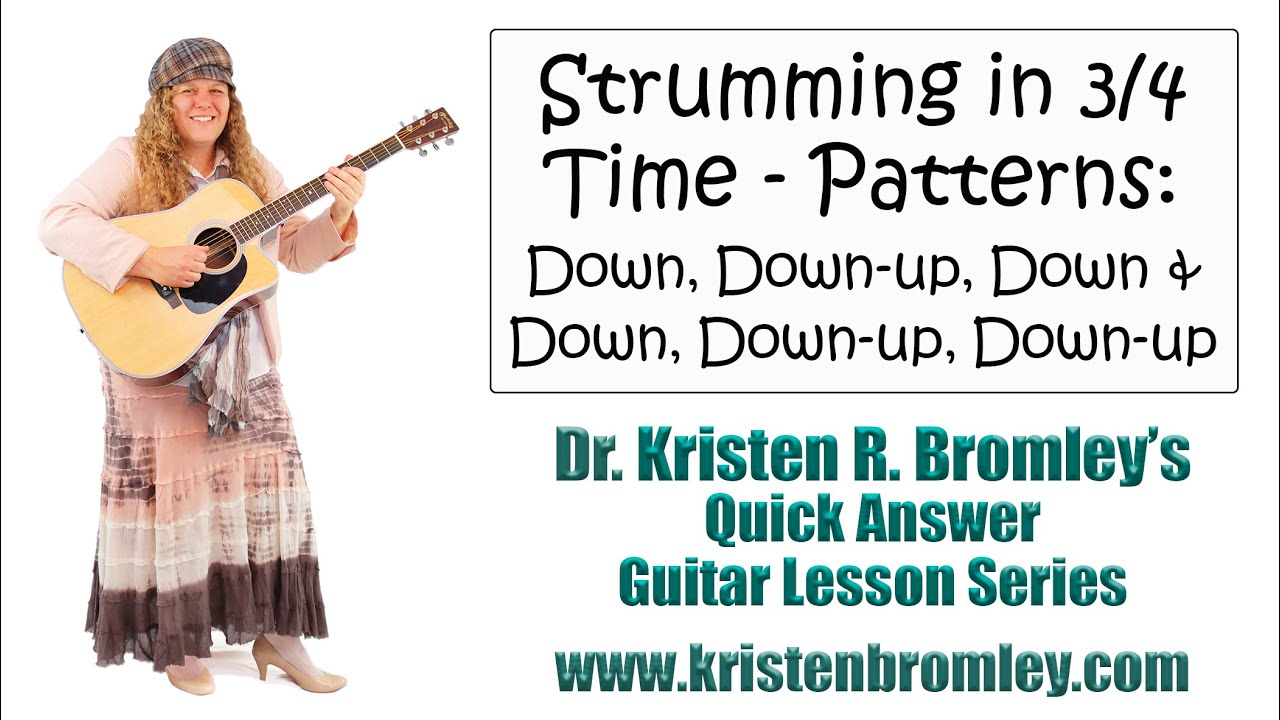 Strumming in 3/4 Time - Patterns: D D u D and D Du Du - Quick Answer ...