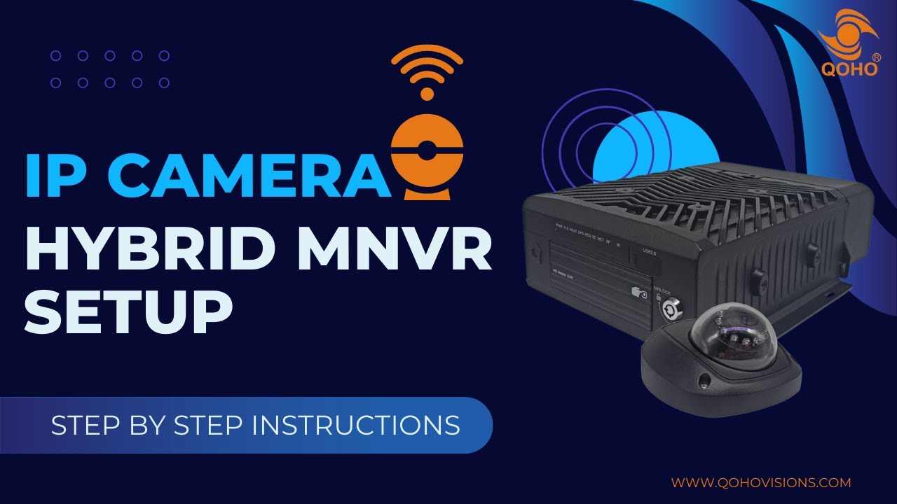 Mobile NVR how to work with IP camera? IPC work with Hybrid MNVR setup - YouTube