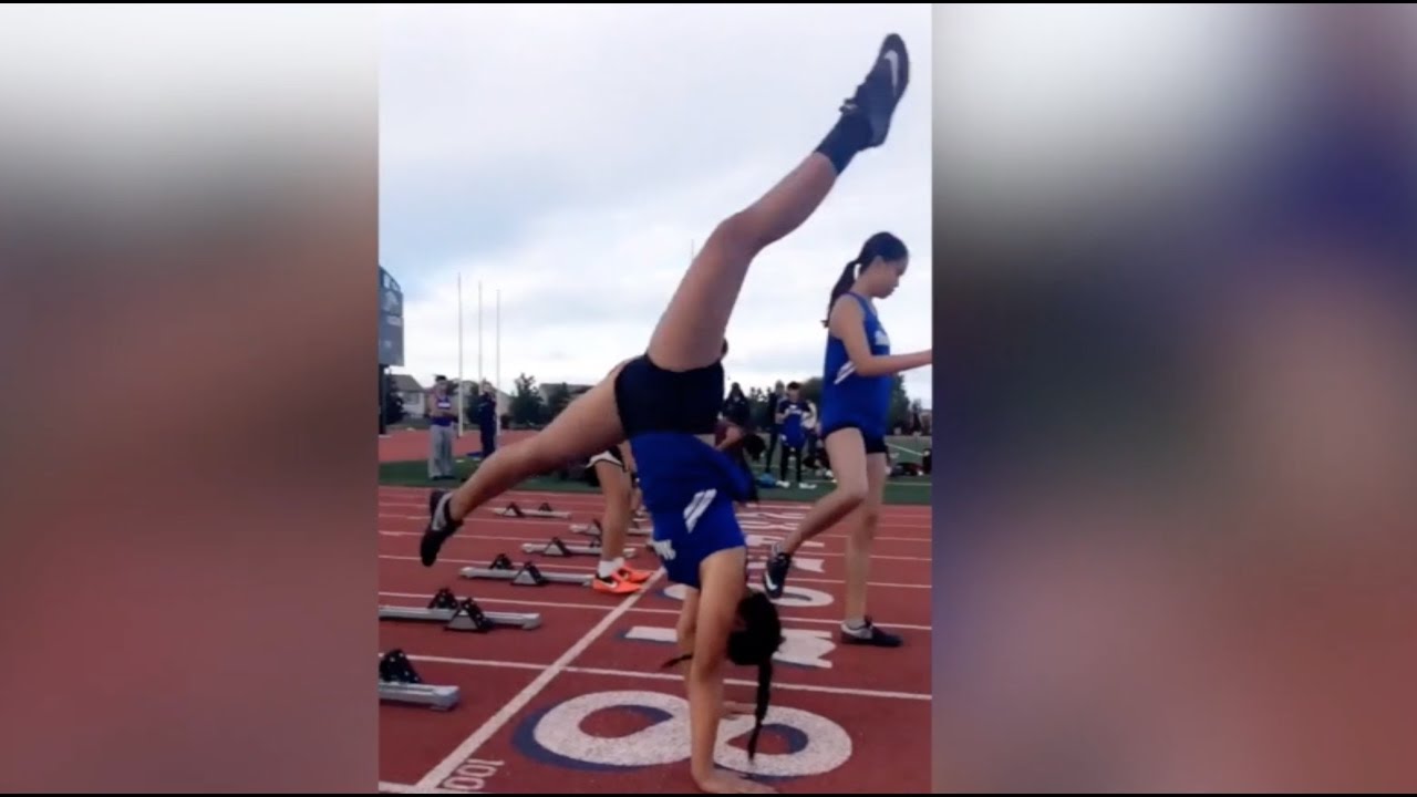 Backward Somersault Into Blocks - YouTube