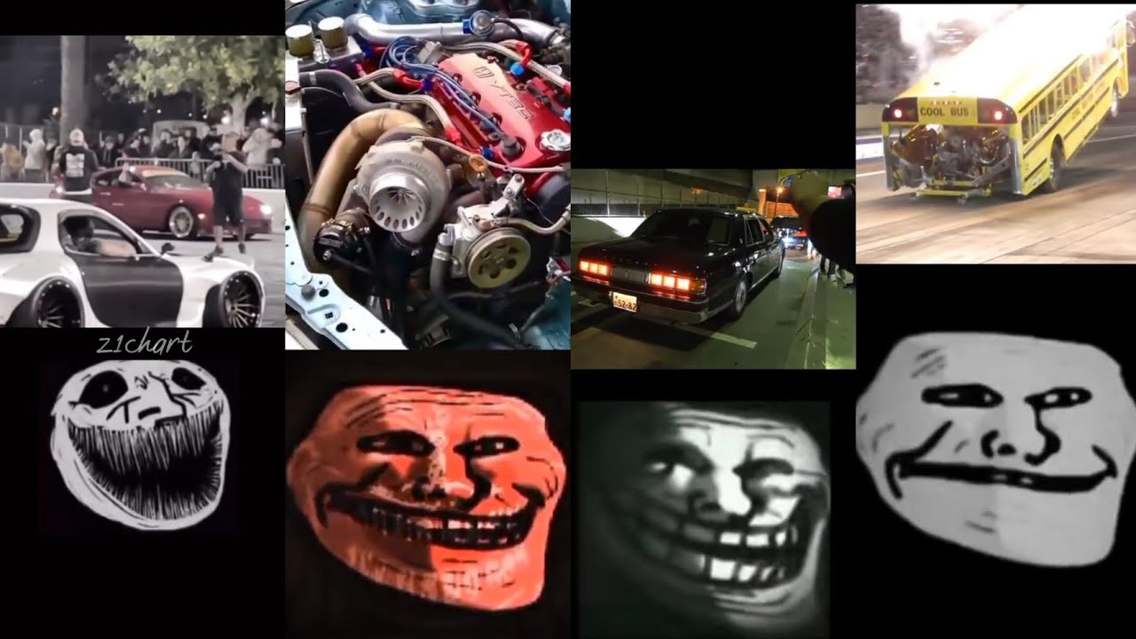 Best Car Edits with Troll Face | PART 3 | Troll Face Compilation #car # ...