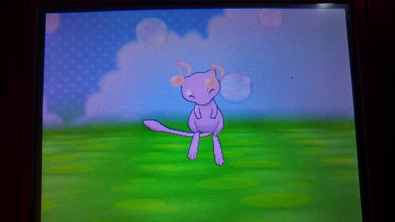 Pokémon Amie: Mew + sleeping - YouTube