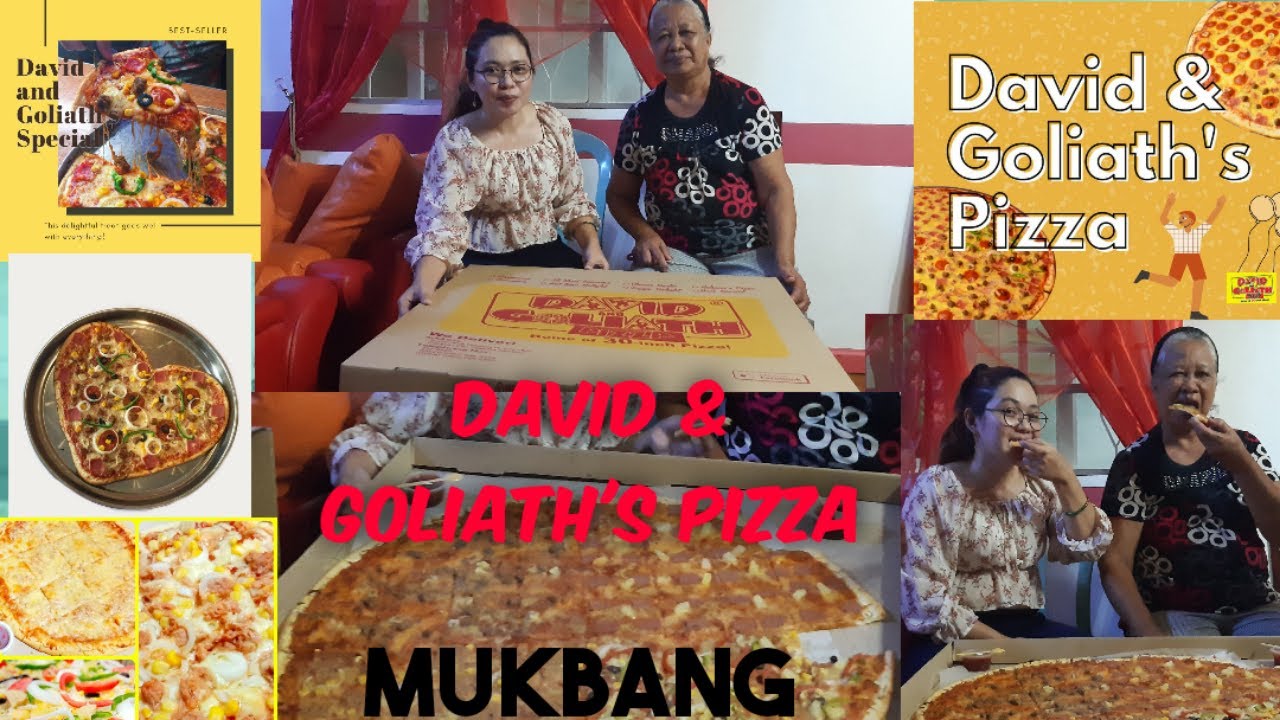 David & Goliath's Pizza Mukbang + Pizza Review🍕🍕 | Calapan City🇵🇭 - YouTube