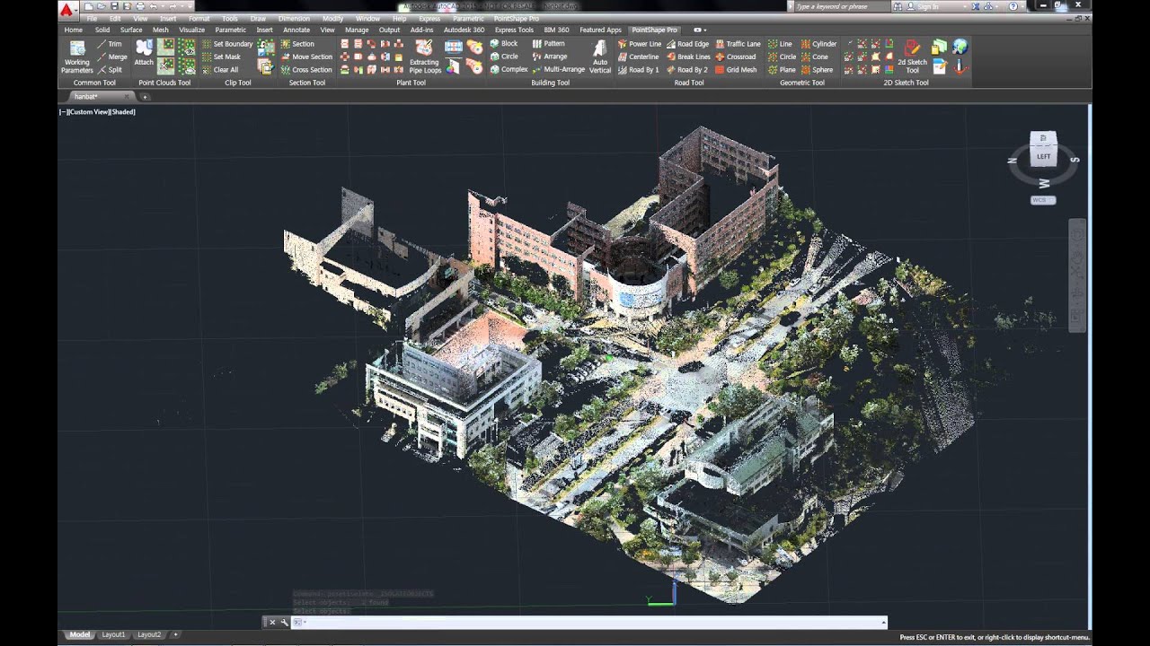 3D点群データ処理ソフトウェア by PointShape Pro ビューイングツール（3D modeling、MicroStation ...