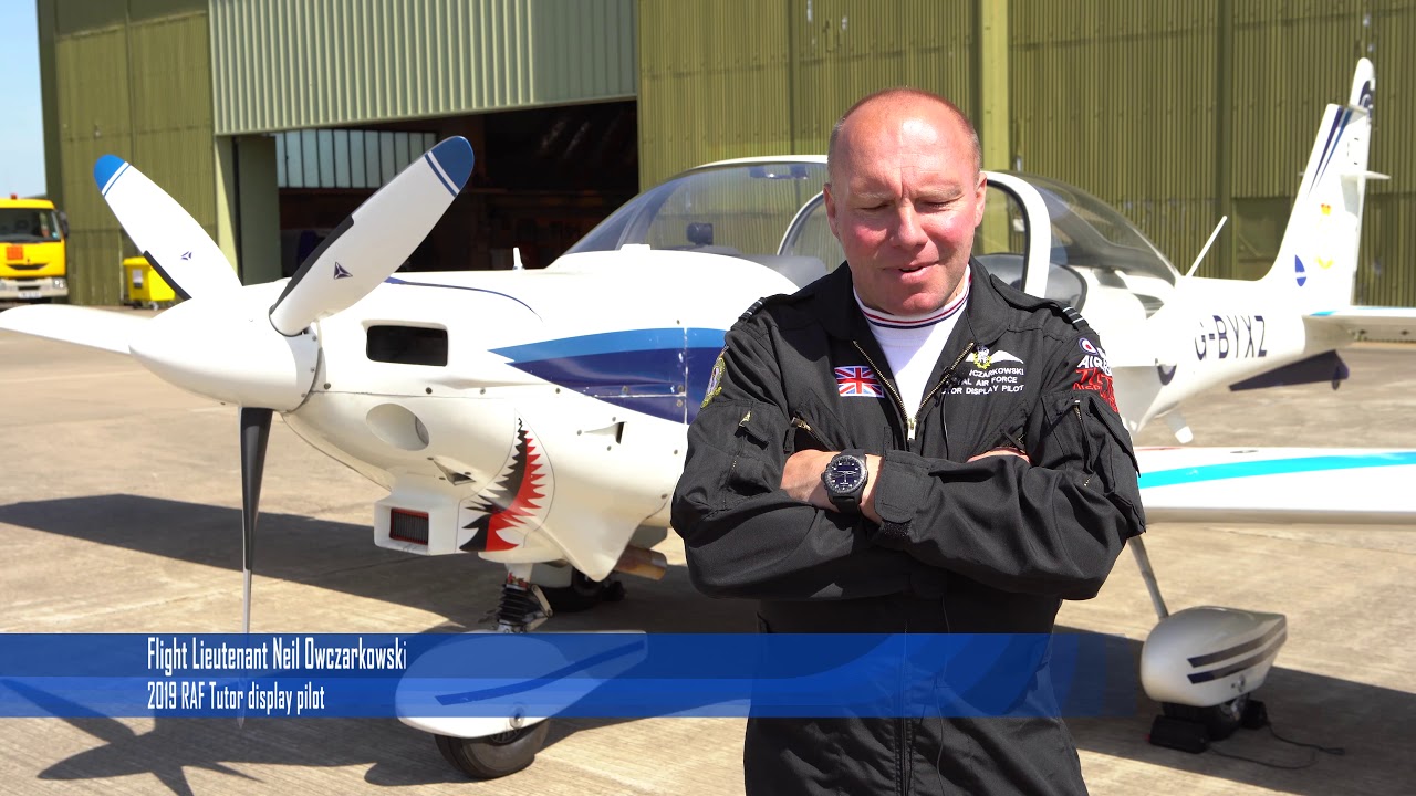 2019 RAF Grob Tutor Display Pilot interview - YouTube