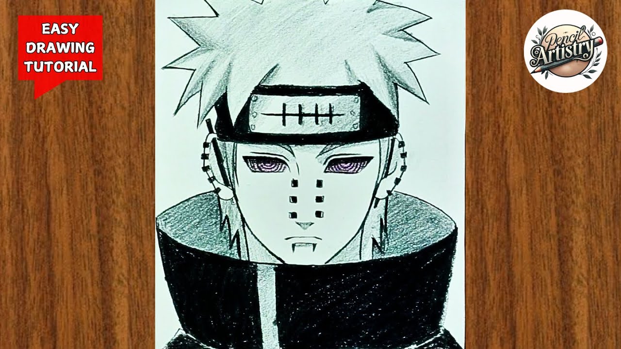 🔥🎨Akatsuki drawing step by step | Anime drawing step by step | Easy ...