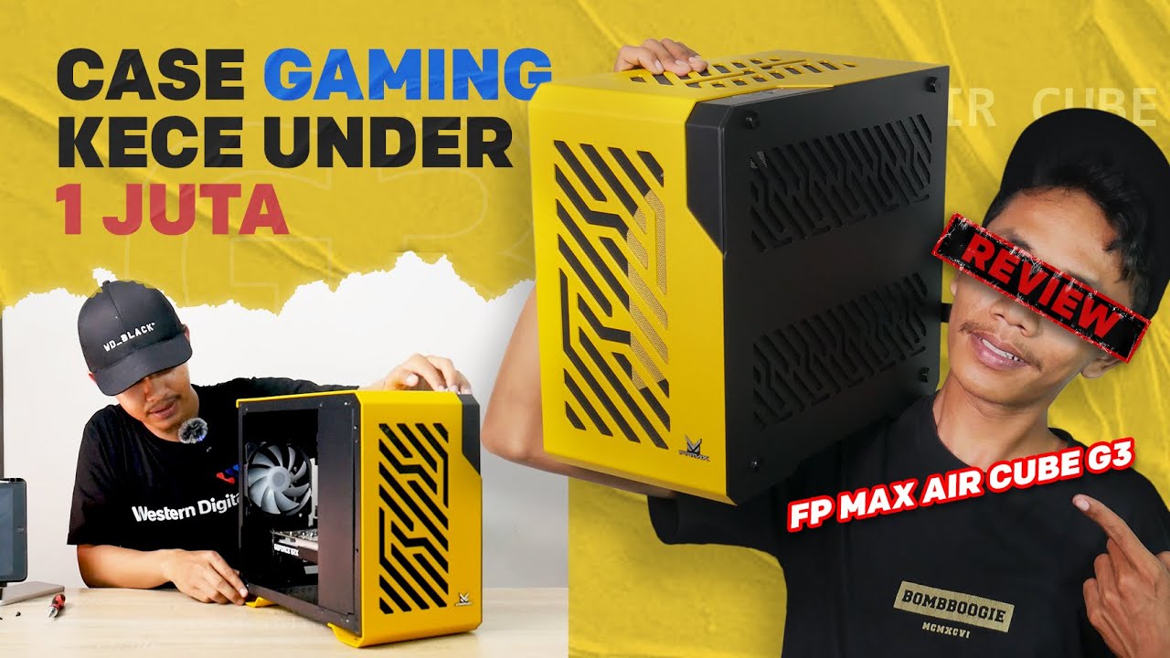 CASE GAMING FPMAX AIR CUBE G3 YELLOW | MINI TOWER | PREMIUM - YouTube