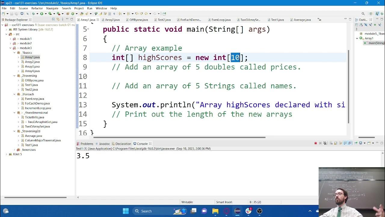Cse131 Module 3 Review Youtube