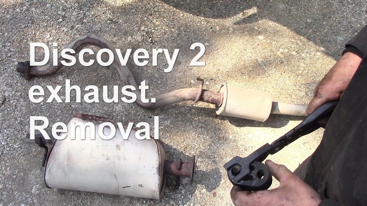 Discovery 2 exhaust testing the rear silencer - YouTube