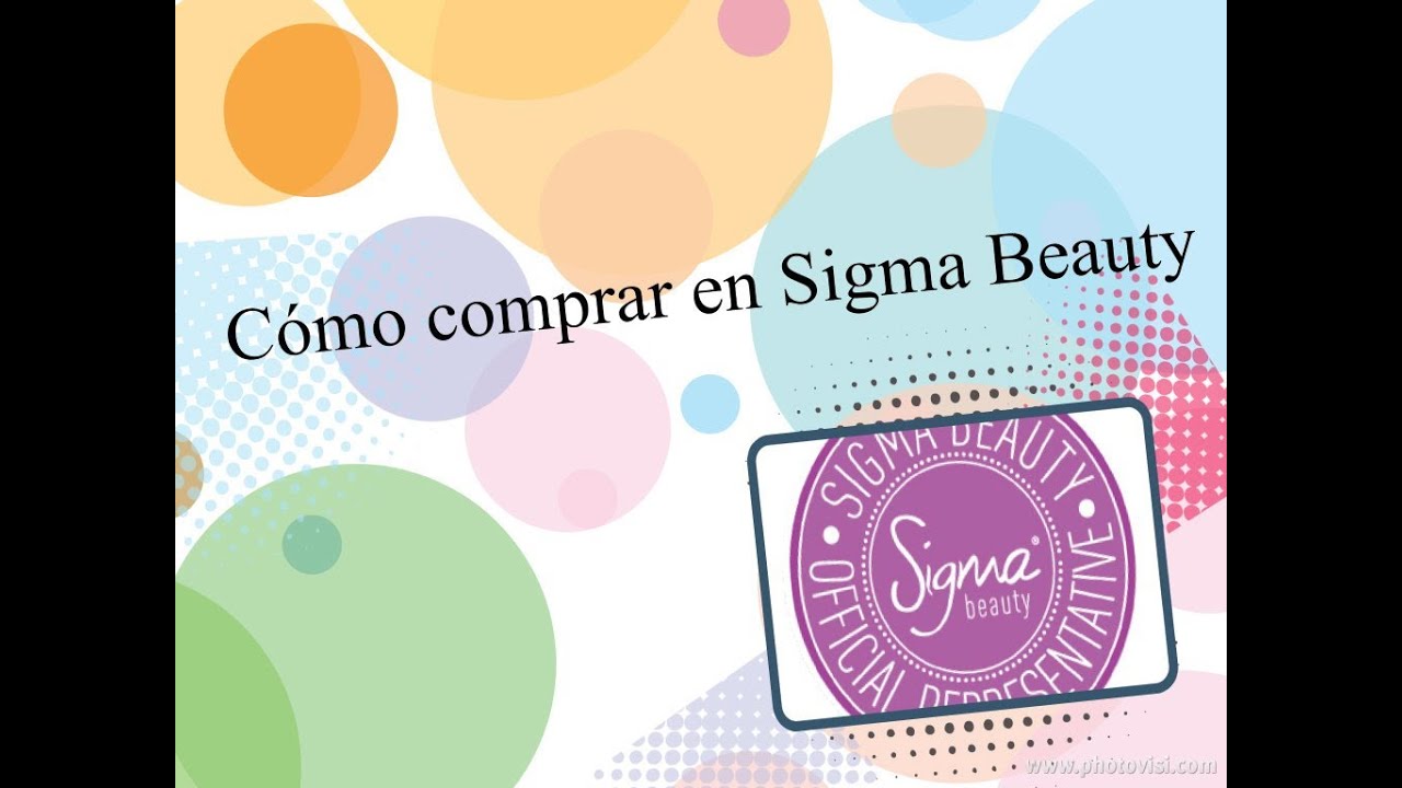 Guía: Cómo comprar en la web de Sigma Beauty - YouTube