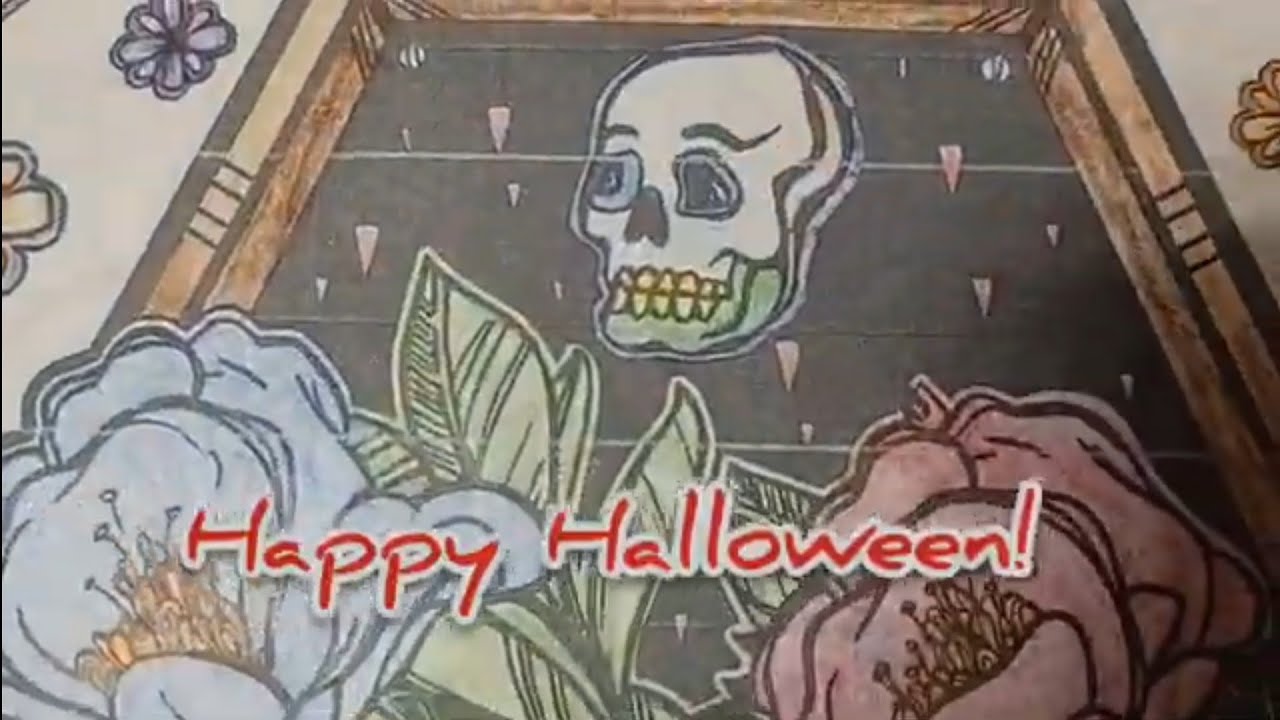 Another Spooky Free Bird Halloween Coloring Page - YouTube