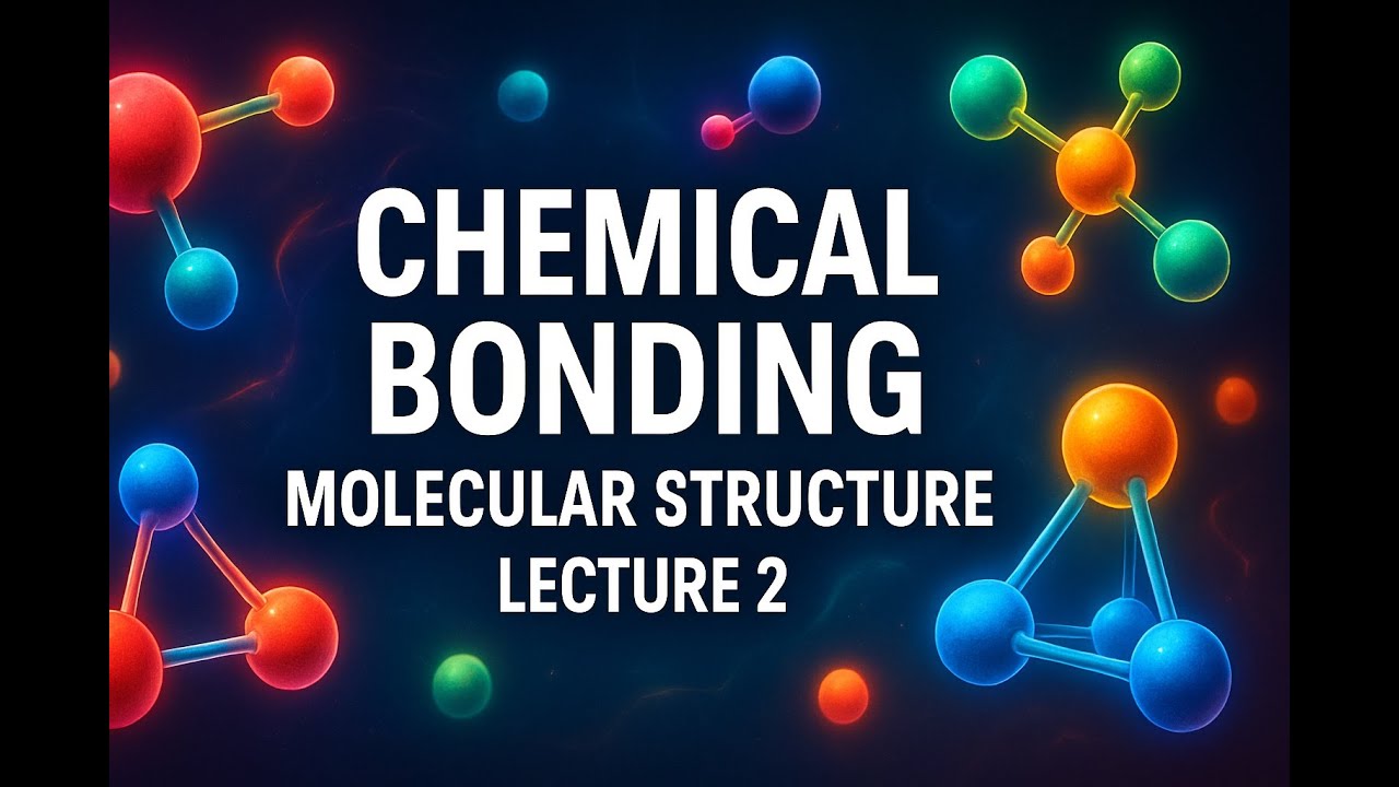 Chemical Bonding Molecular Structure -2 (DEMO LECTURE) - YouTube