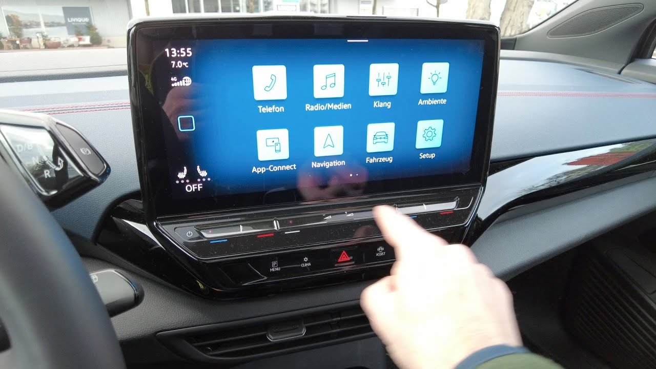 Gestensteuerung im Infotainment System des VW ID4 GTX und wieso man das ...
