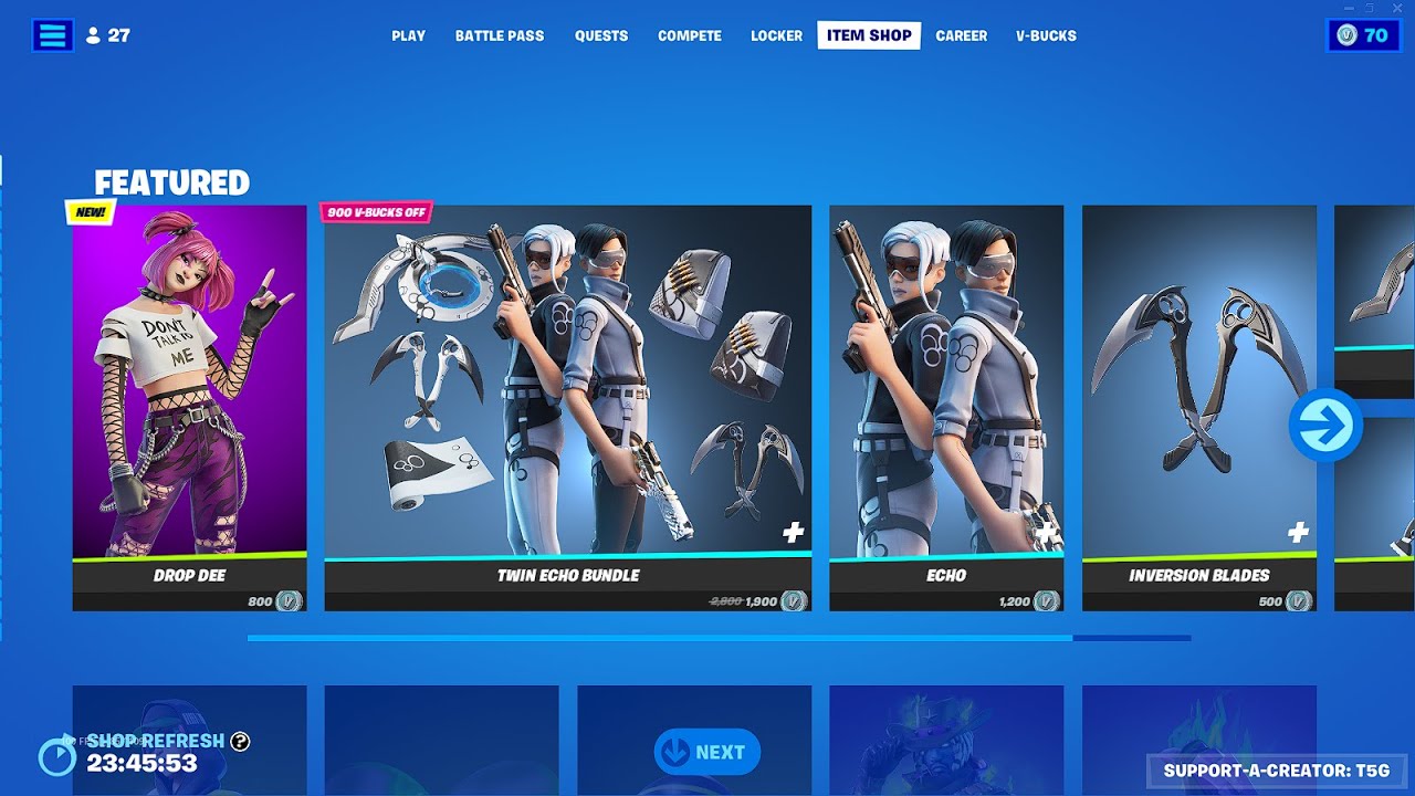 Fortnite New!!! Drop Dee Skin + More - YouTube