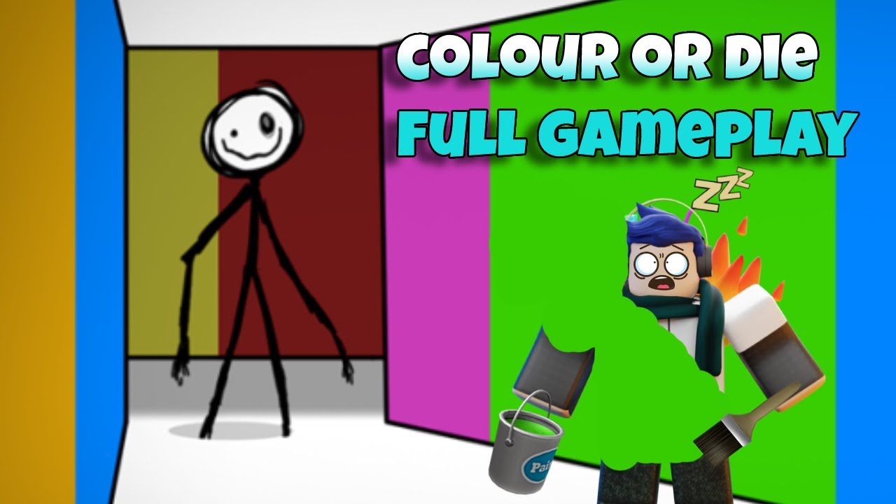 Get Color it or Die it 😧😧😨 | Color or Die Gameplay Roblox - YouTube