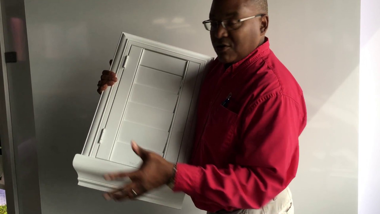 Shutters For Windows Without a Window Sill - YouTube