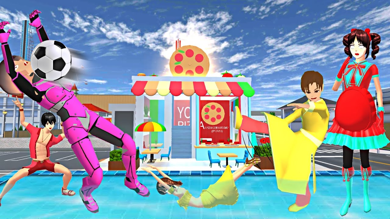 Yuta Sunat Sambil Main Sepak Bola Air Mio Jadi Robot Titan - Sakura ...