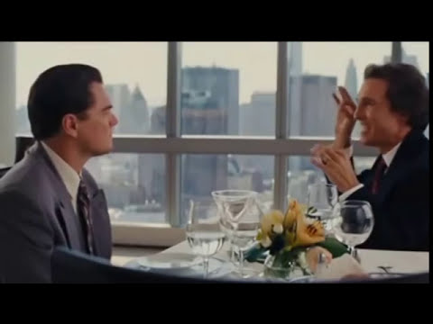 El lobo de Wall Street - Escena del restaurante (español latino)