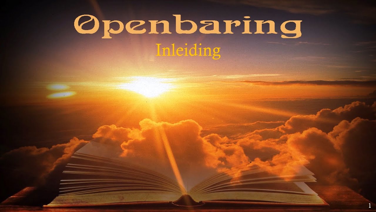 Bijbelstudie: Inleiding op het boek Openbaring - YouTube