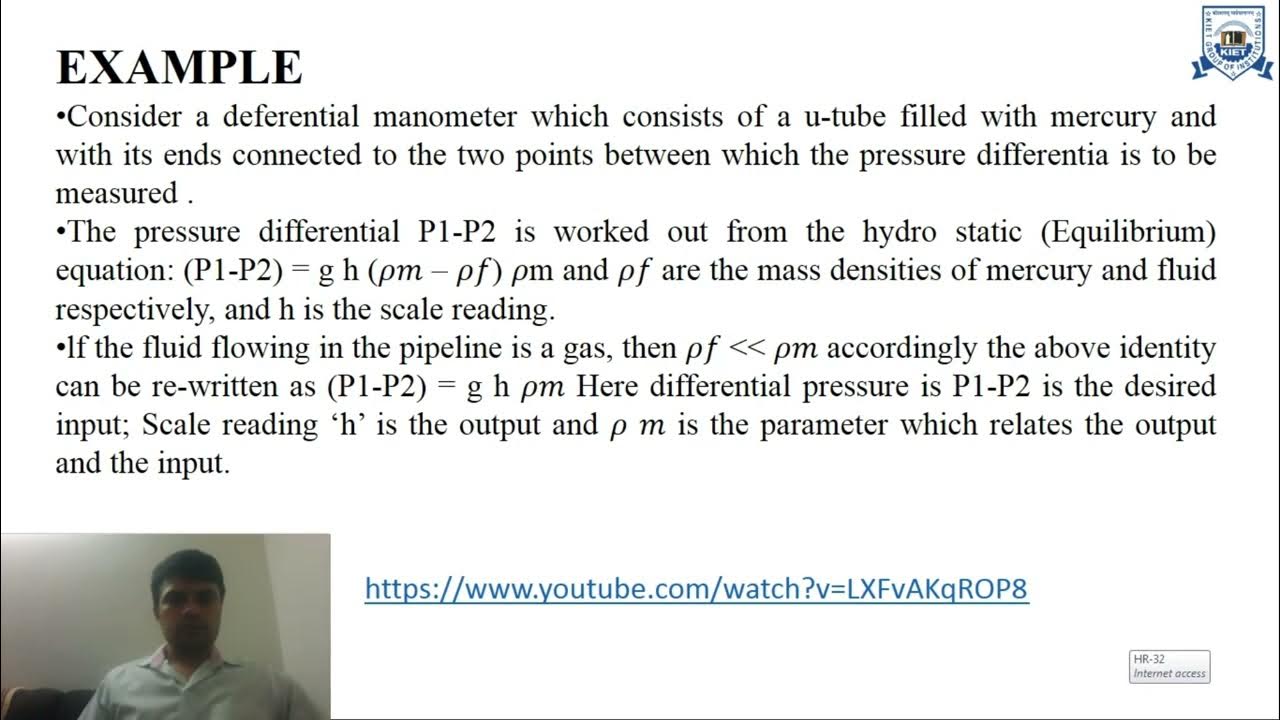 INPUT, OUTPUT CONFIGURATION OF A MEASURING INSTRUMENT L6 - YouTube