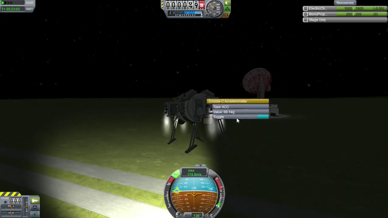 KSP RCS Axis output test - YouTube