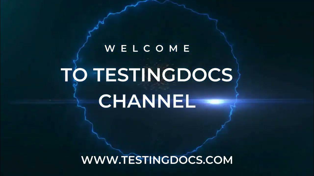 Welcome to TestingDocs Channel - YouTube