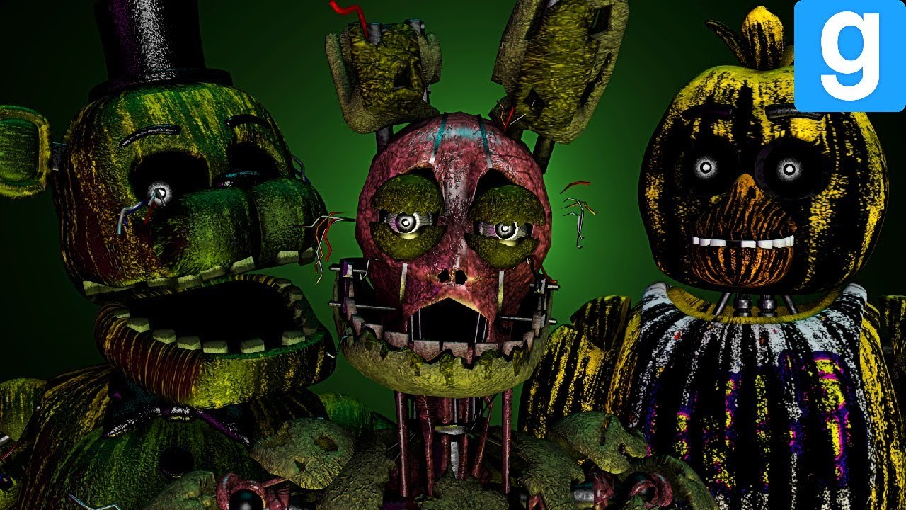 Gmod FNAF | Springtrap Lost His Mask - YouTube