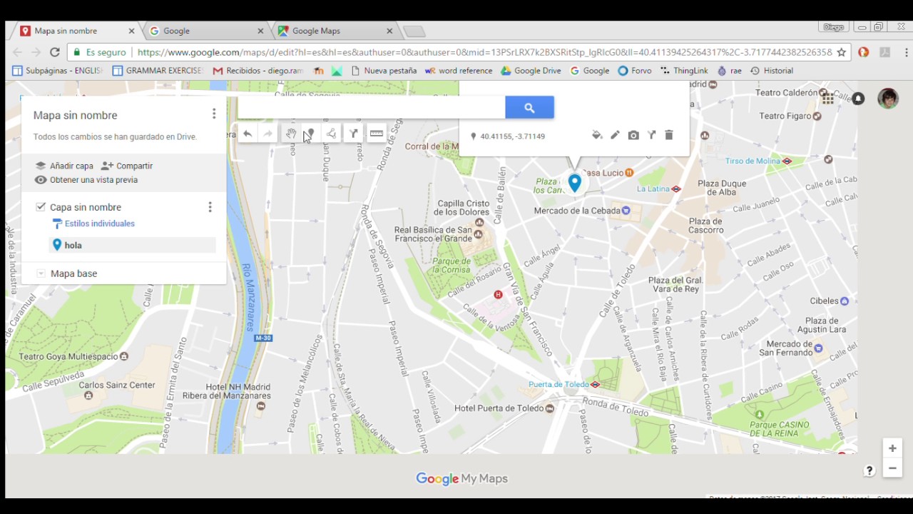 5) información : crear y editar mapas con google maps - YouTube