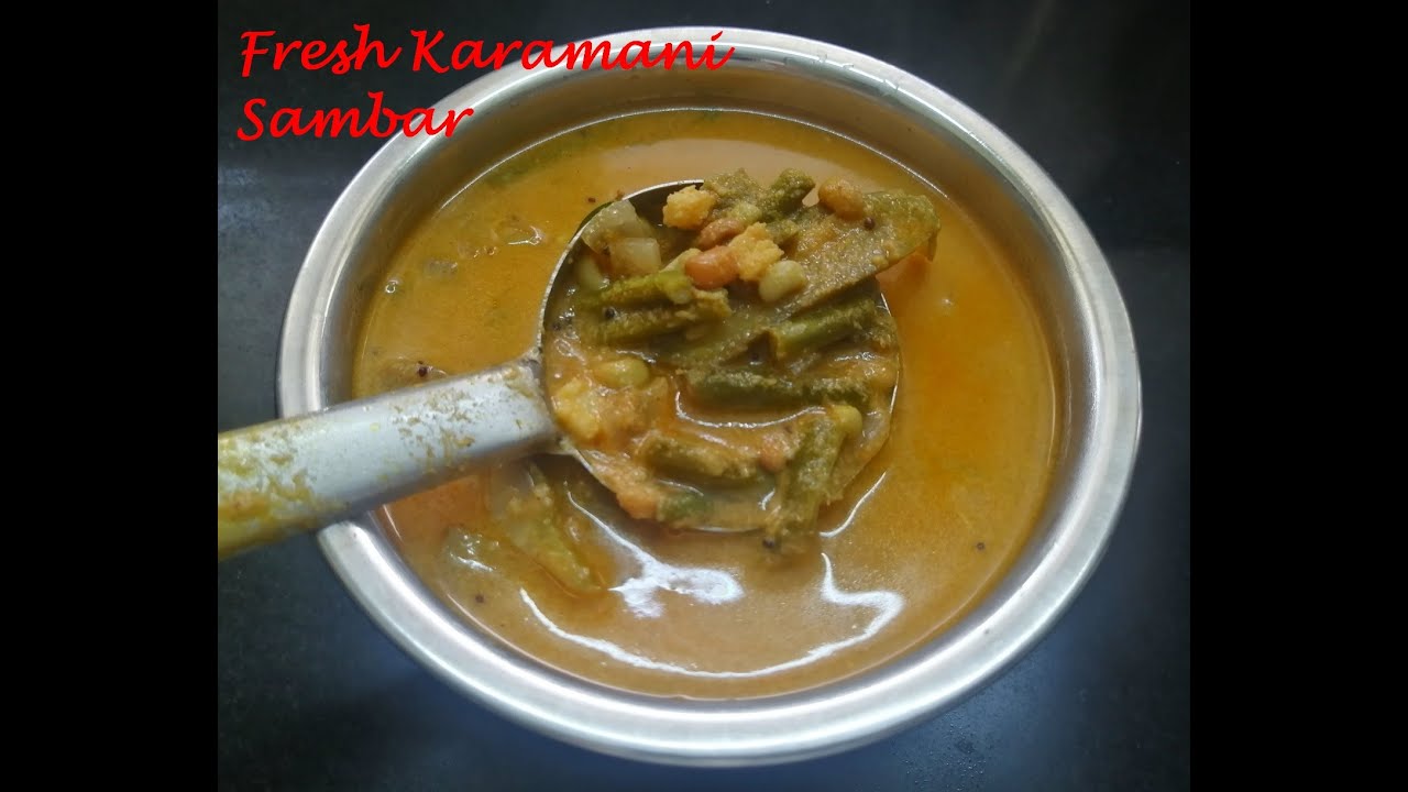 Karamani Sambar | How to make Karamani Sambar - YouTube