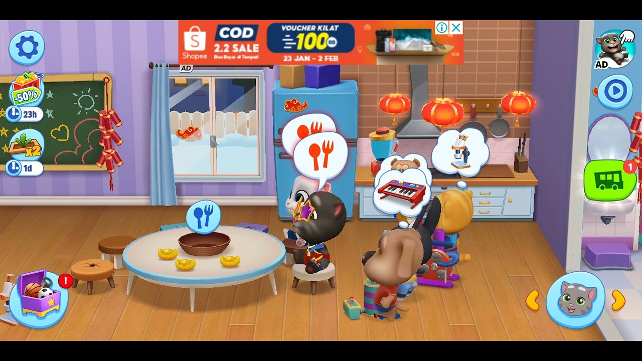 aku main game tom friends part 2 - YouTube