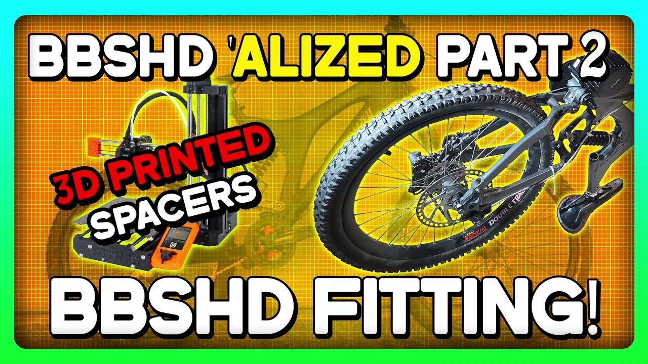 NEW Bafang BBSHD Build (Big Hit) - Motor Spacing with the help of 3D ...