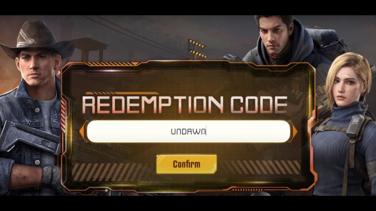 UNDAWN REDEEM CODE !! - YouTube