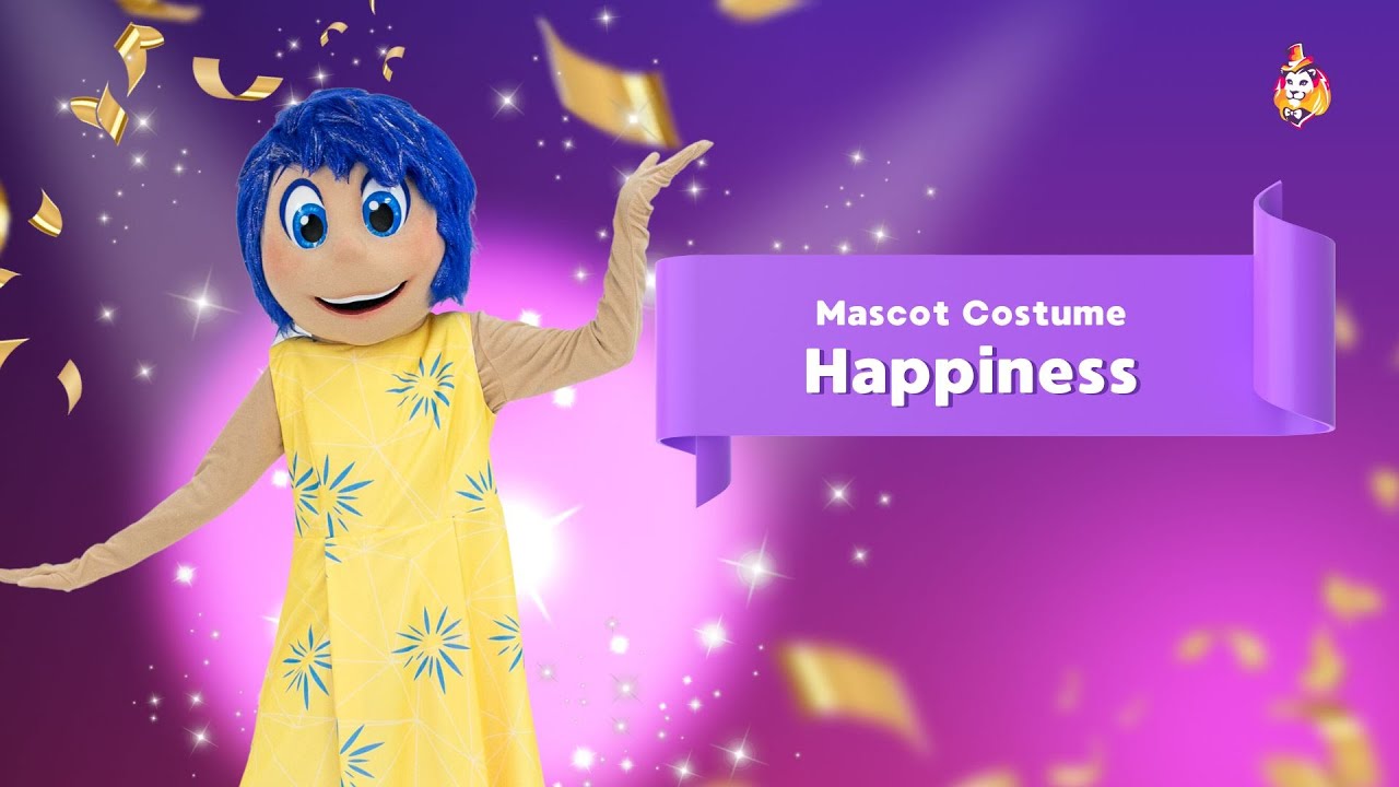 Happiness Mascot Costume - YouTube