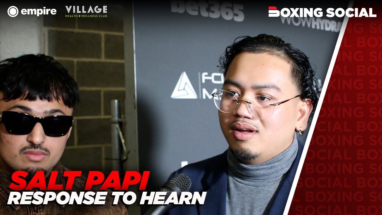 "IT'S AN HONOUR" MISFITS King Salt Papi Accepts Eddie Hearn's Request ...