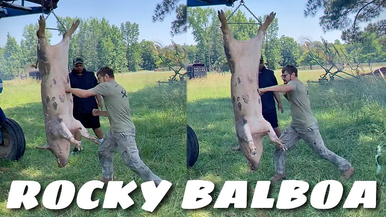 Bryce Mitchell Showing Off His Hands In His Farm “Vegans Are Going To ...