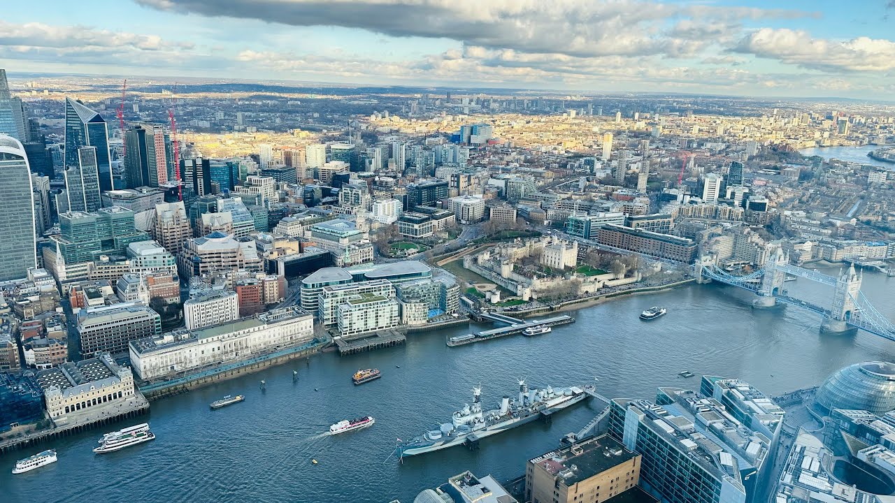 The View from the Shard - London’s Highest View [4K] #theshard #2023 # ...