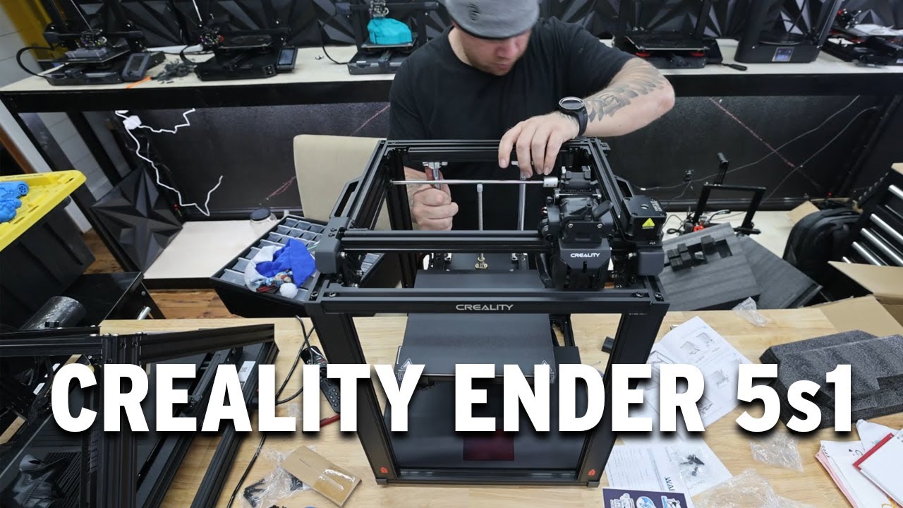 Continuation of Building Creality Ender 5s1 - YouTube