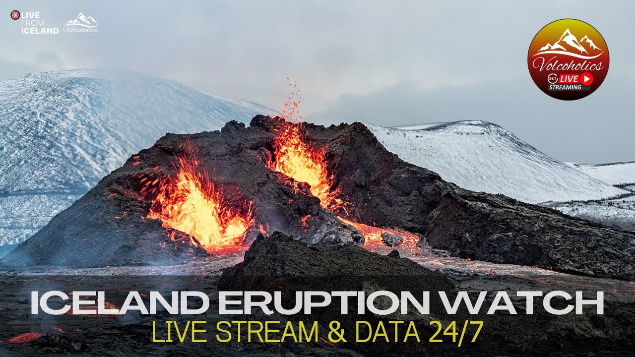 🔴 WATCH LIVE: Iceland Volcano Activity | Real-Time Data - YouTube