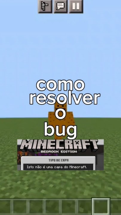 COMO RESOLVER O BUG "ISTO NÃO É UMA CAPA DO MINECRAFT" - YouTube