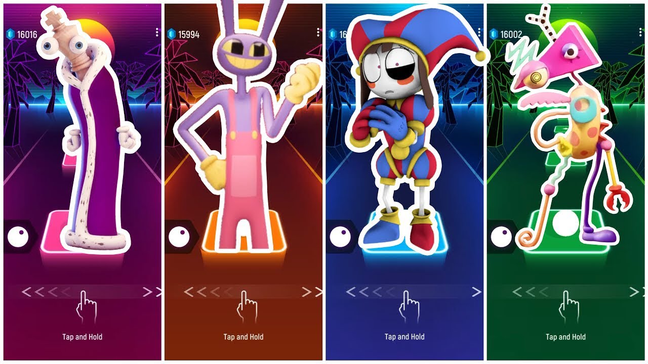 [Amazing Digital Circus] Jax 🆚Pompi 🆚Ragatha 🆚 Caine - YouTube