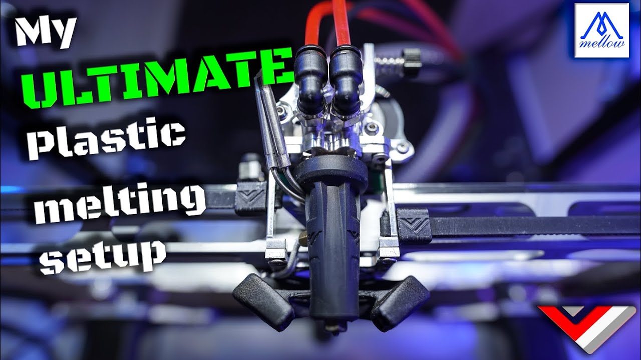 Vz-Hextrudort WaterCooled Prototype + Goliath Hotend. #VzBoT - YouTube